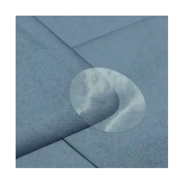 Pastille de fermeture transparente Enlevable Ø50mm